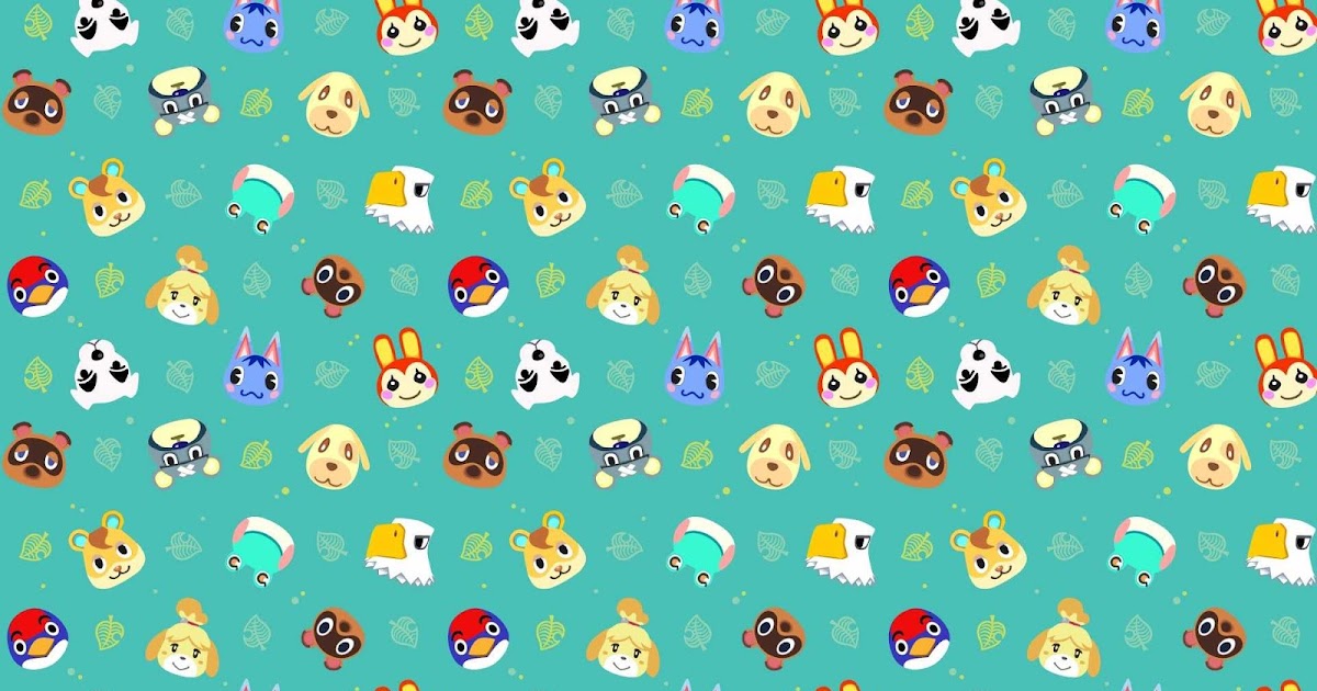 Pastel Animal Crossing Wallpaper