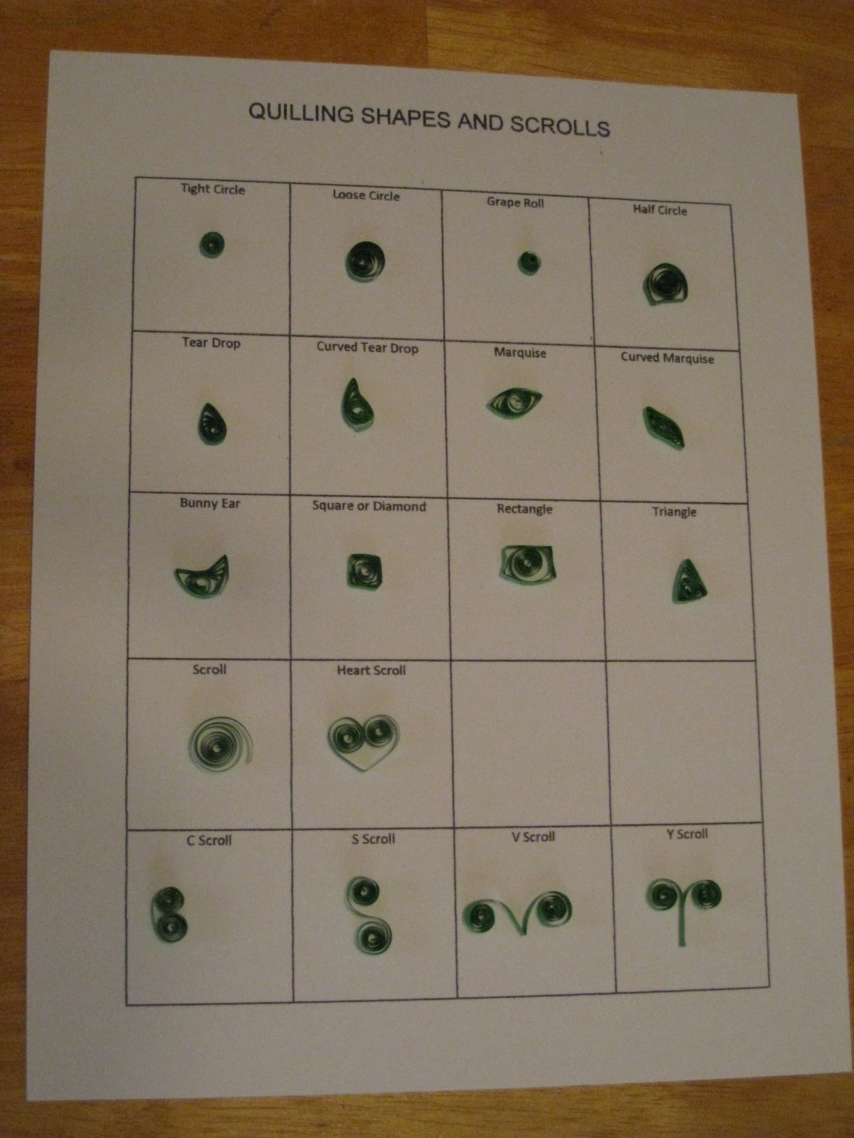 Crafts 4 Camp: Quilling Shapes and Scrolls