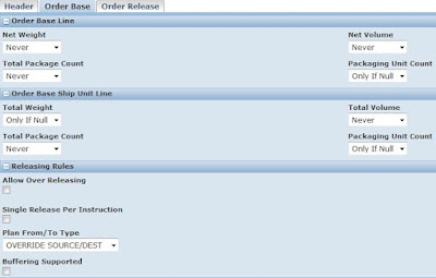 OTM Tutorial: Order Configuration