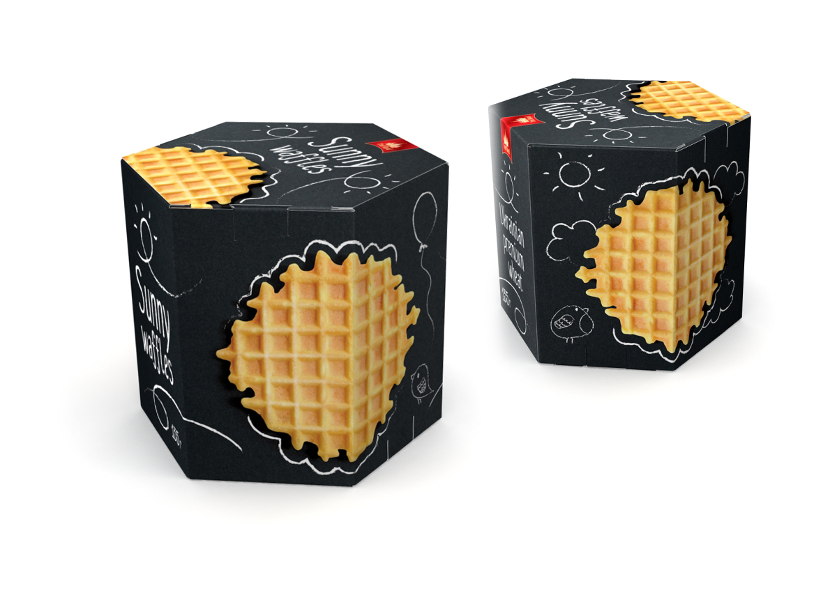 Sunny Waffles on Packaging of the World - Creative Package Design Gallery