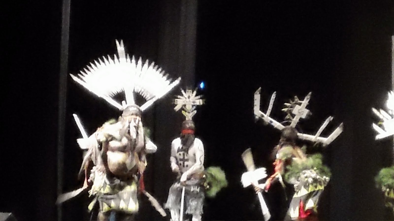 Out here in Pinon: Apache Crown Dancers