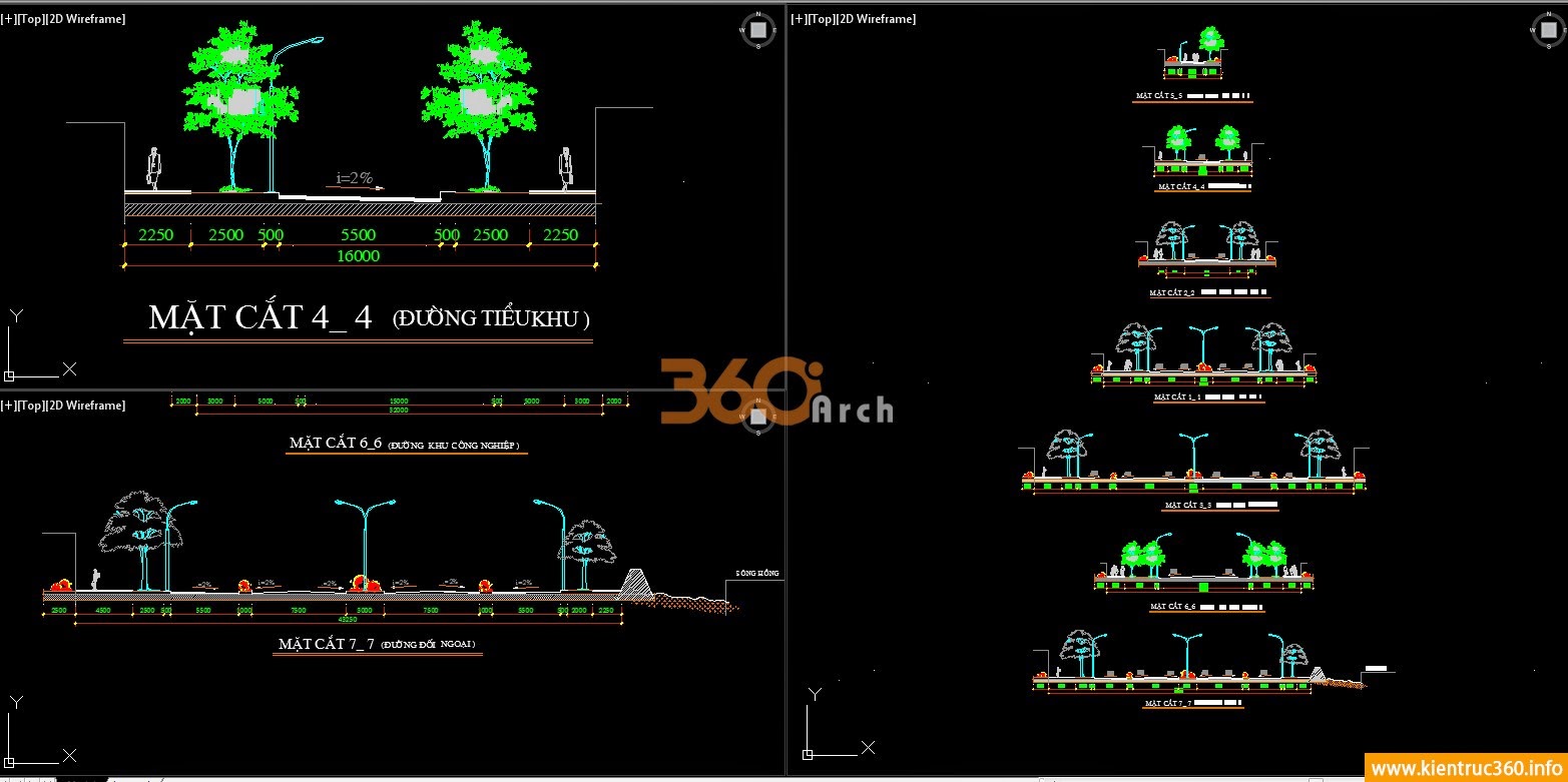 Tổng Hợp Các File Autocad Các Mặt Cắt đường Quy Hoạch Pacioli Việt Nam