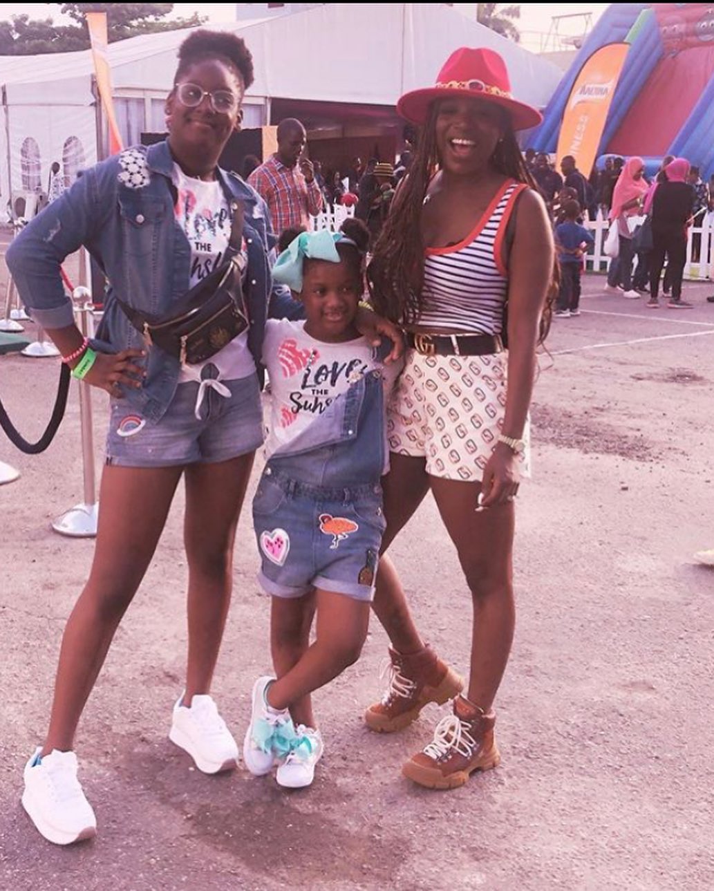 Olivia Idibia is Isabella Idibia's younger sister from the same mother ...
