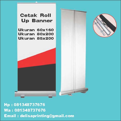 Cetak Roll Up Banner Murah 24 jam Jakarta - Delisa Printing
