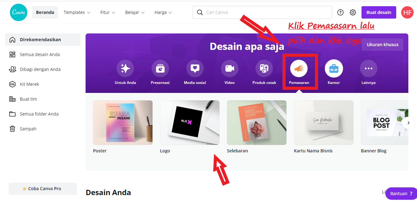 Canva Aplikasi Design | Tutorial Membuat Design di Canva