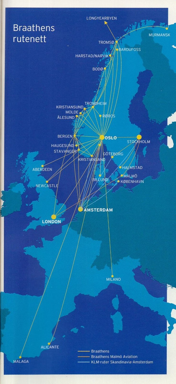 Airline memorabilia: Braathens (2000)