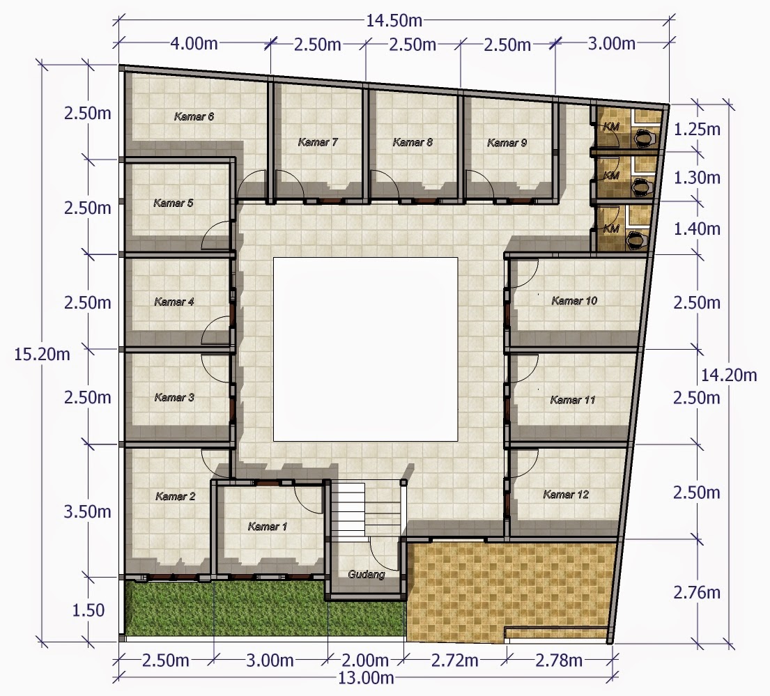 Rani Fara Yunia: Kost (boarding house) 3 Floor, Malang