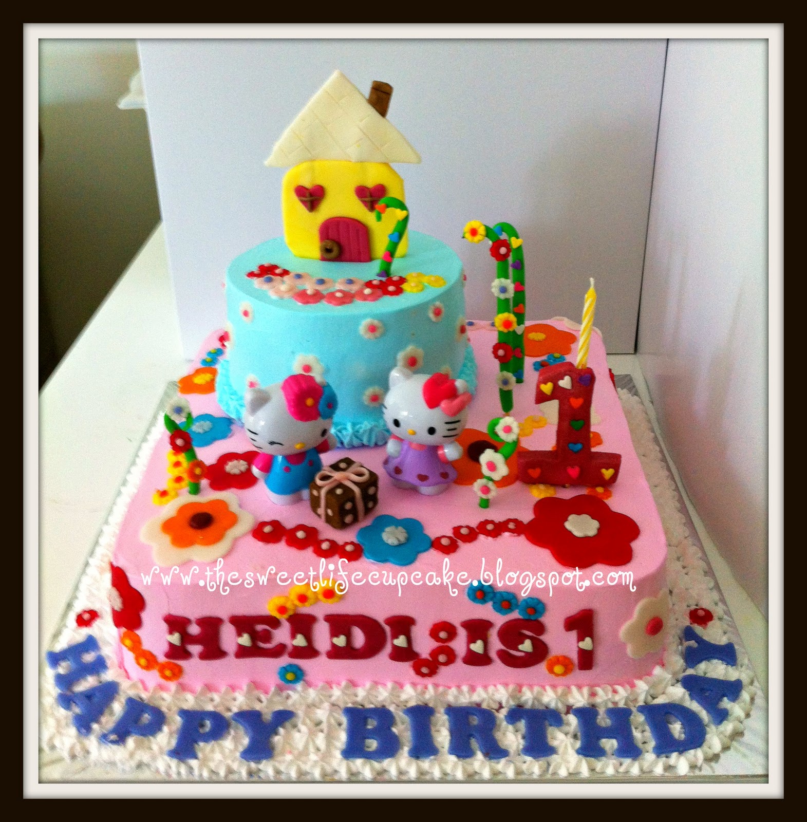 The Sweet Life CupCake.: Happy 1st Birthday Heidi!