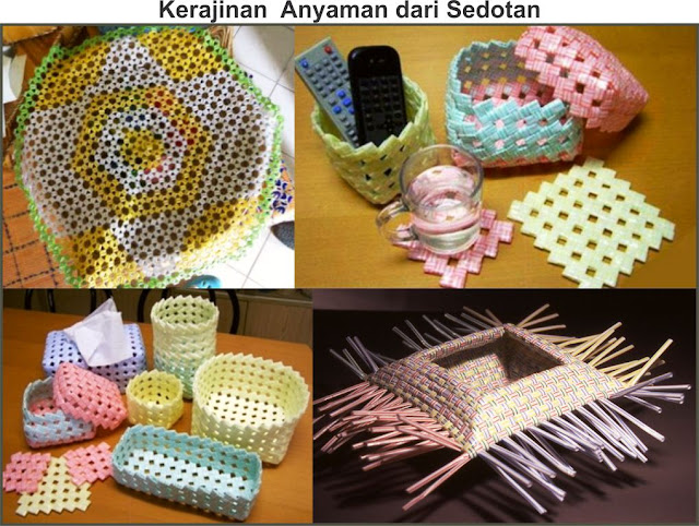 18 Ide Kreasi Kerajinan Tangan dari Sedotan yang Mudah Dibuat - Seni Budayaku