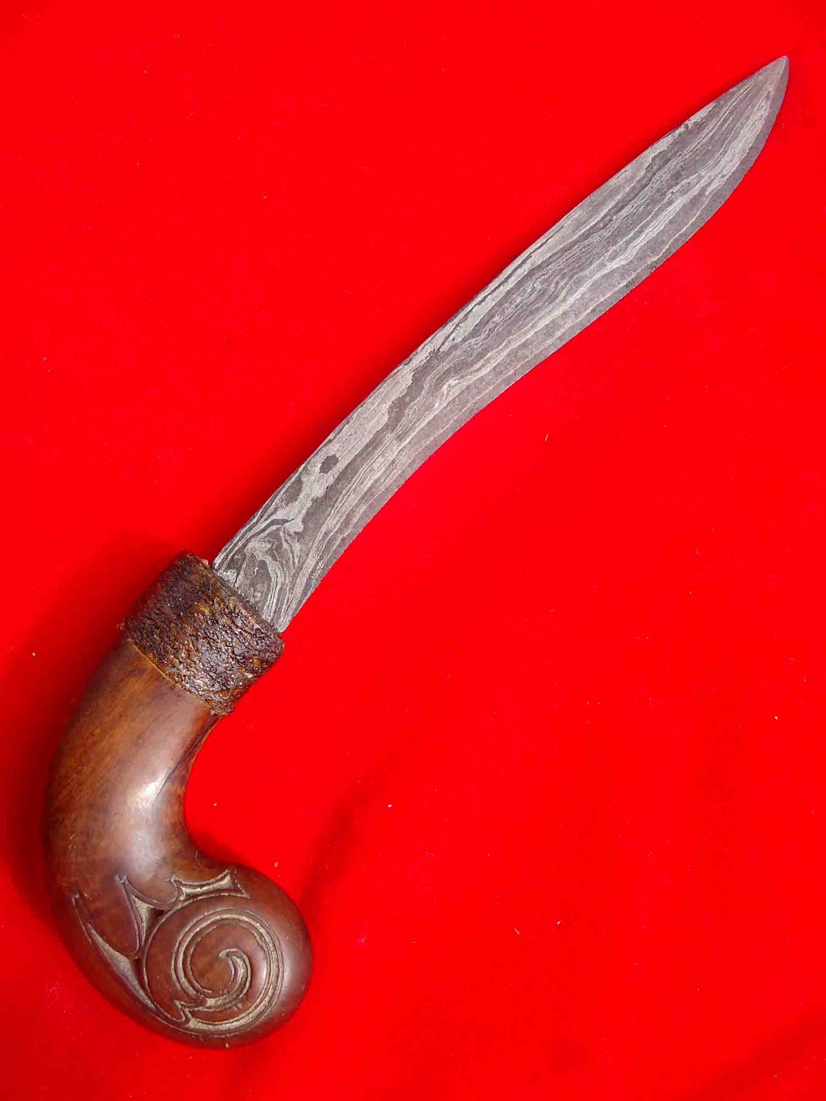 Badik Kuno Pamor Dwi Warna | Jagad Keris Pusaka | Jual Pusaka | Gambar ...