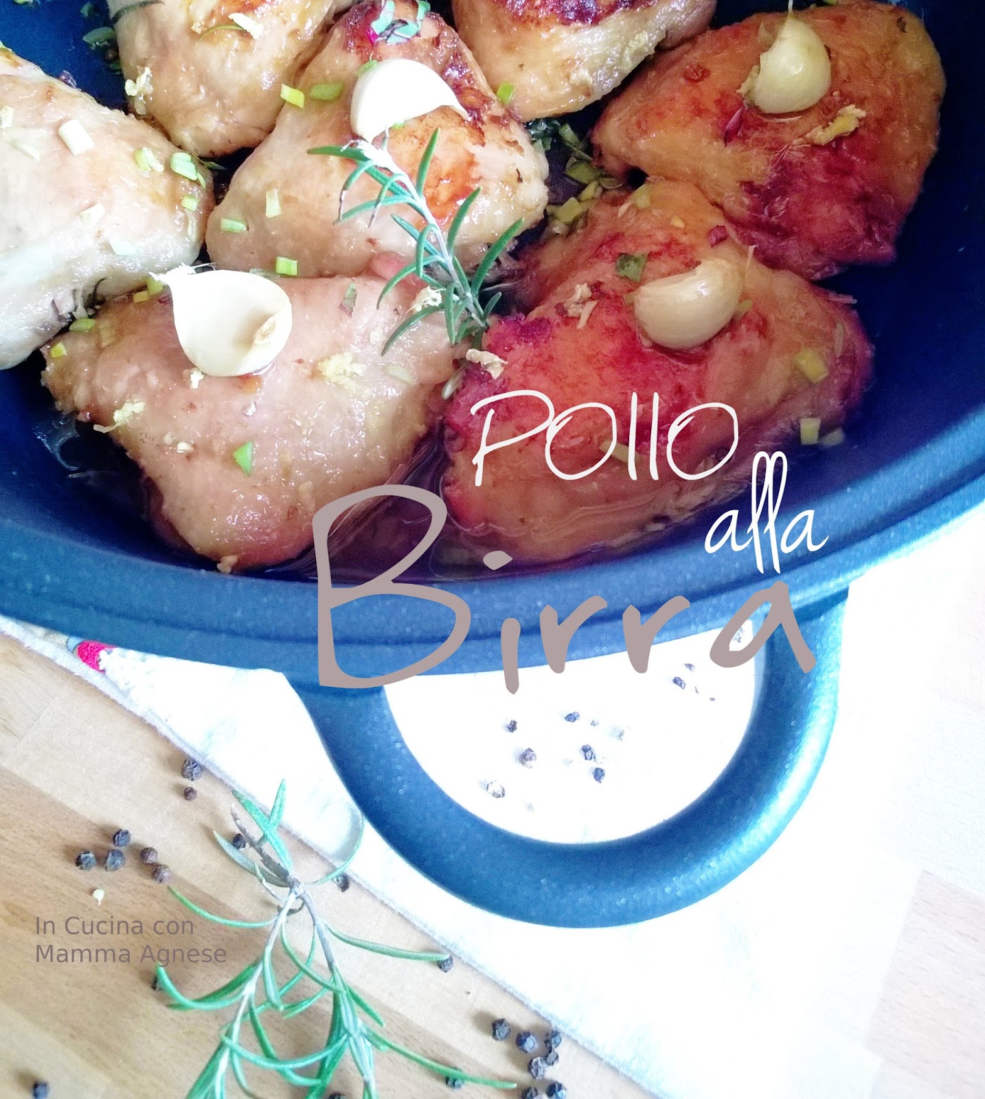 Pollo in cocotte alla Birra - Ricetta facile e veloce | In Cucina con ...