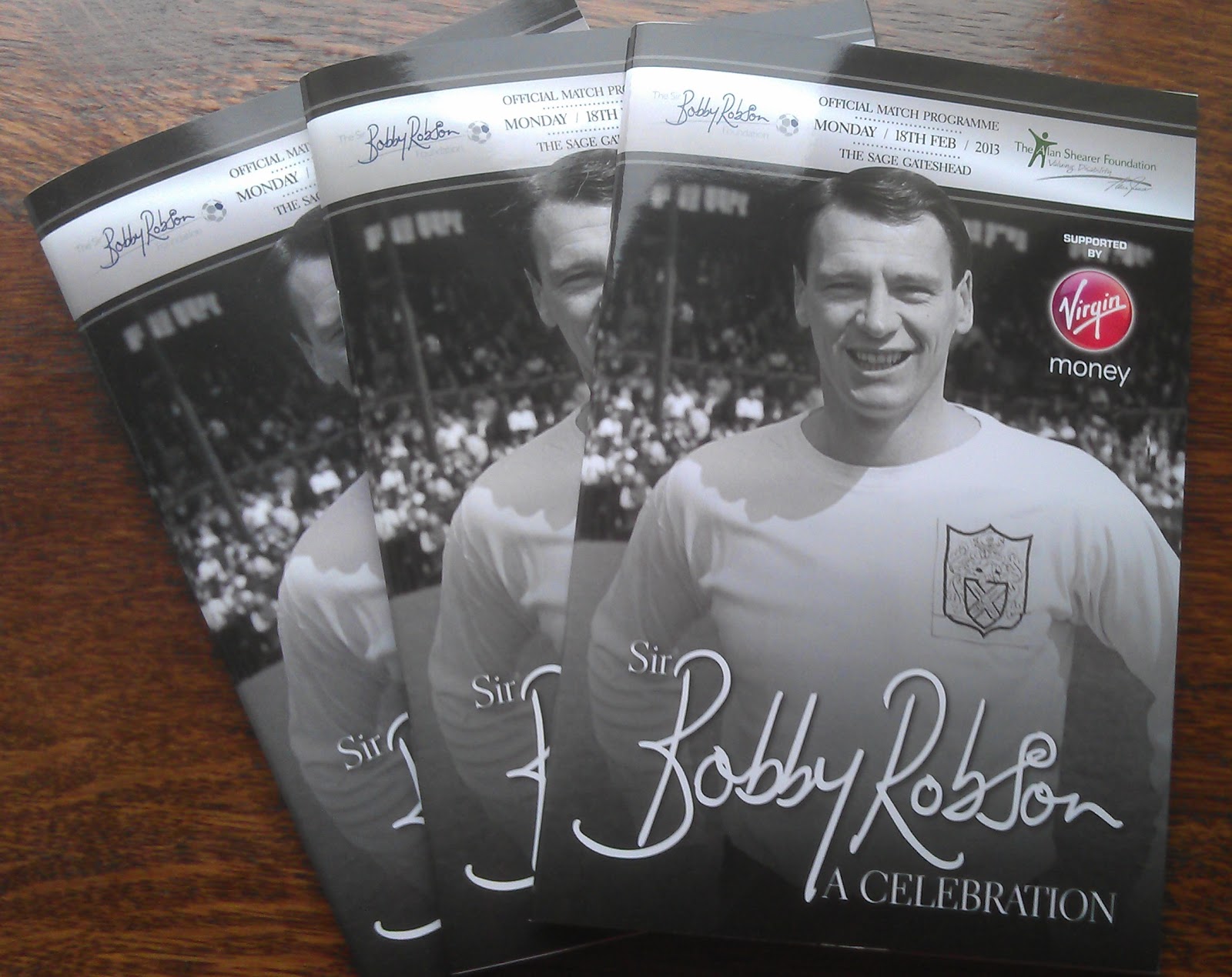 sir bobby robson foundation: SIR BOBBY ROBSON – A CELEBRATION ...