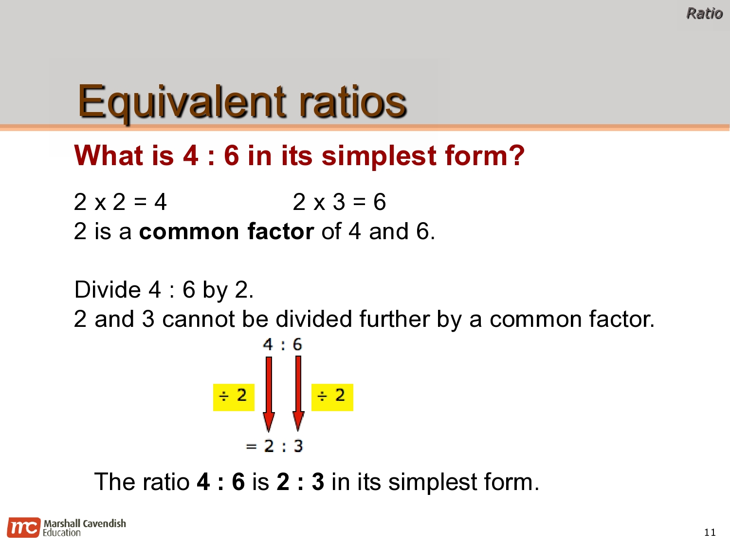 EDP 2013 Primary 6 Fabulous: Math Revision Notes: Ratio