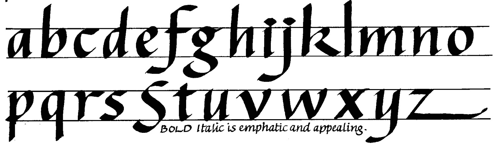 Margaret Shepherd: Calligraphy Blog: 189 Bold Italic
