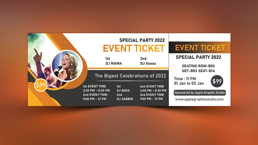Modern Event Ticket Design - Photoshop 2020 Tutorial Modern Event Ticket Design - Photoshop 2020 Tutorial