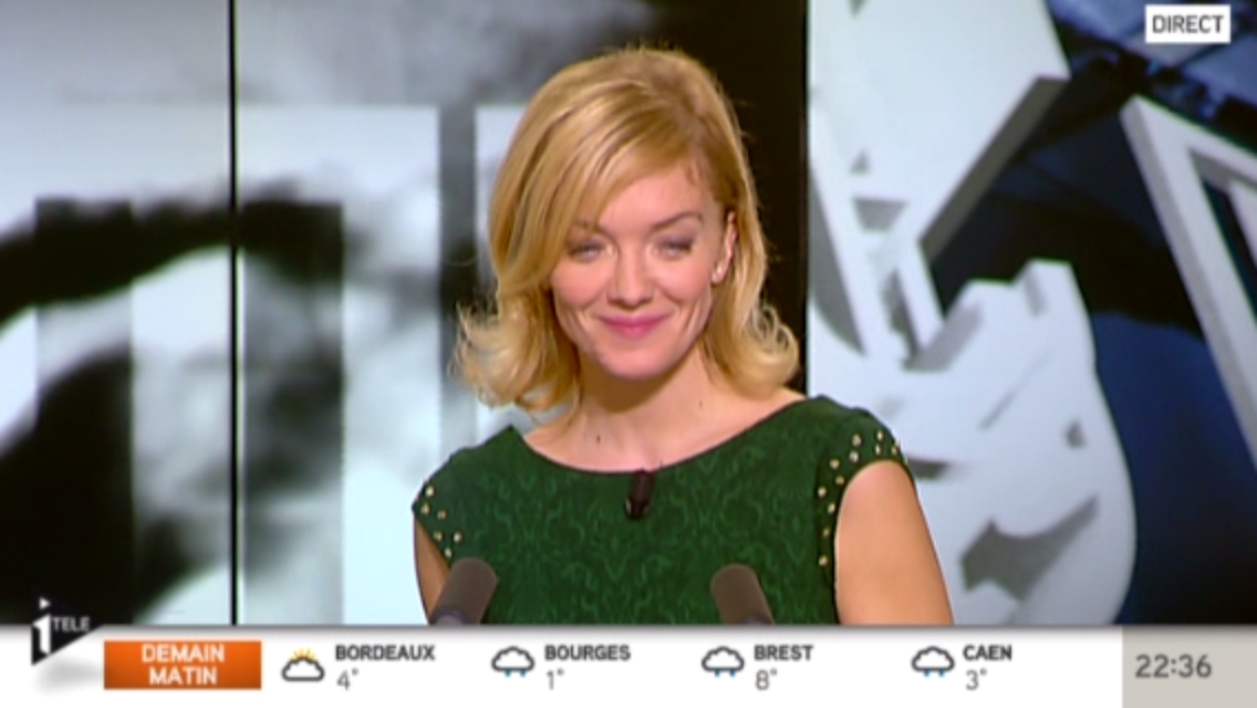 vuesalatele: 2013 01 07 - MAYA LAUQUE - I>TELE - LA GRANDE EDITION @22H30