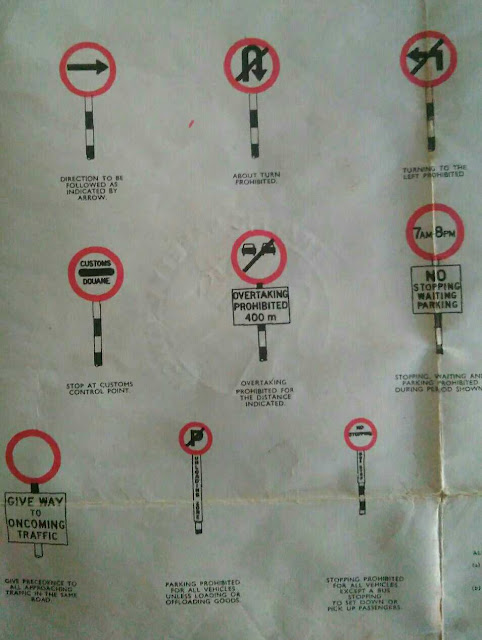 Zimbabwe Common (V.I.D) Provisional Traffic Signs
