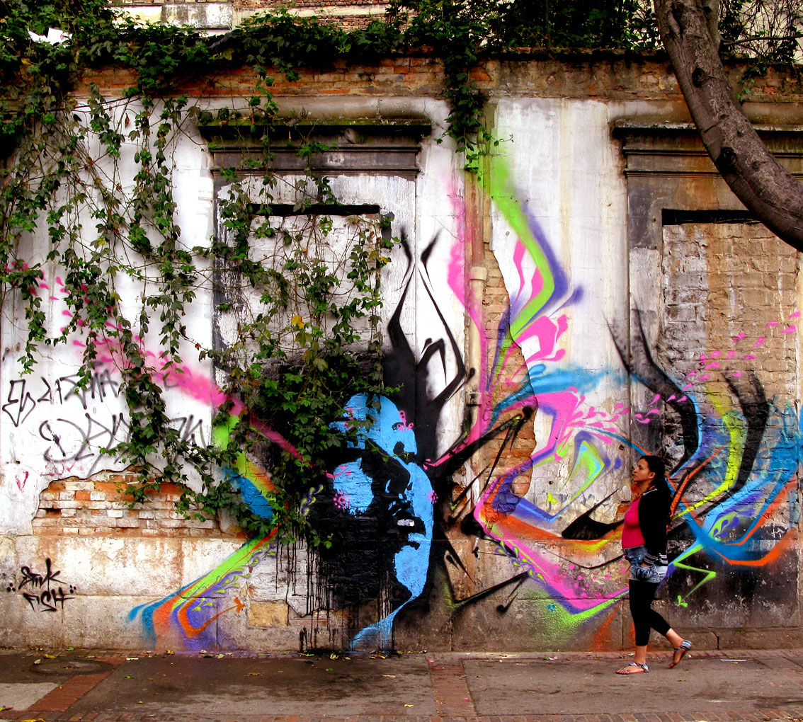 Stinkfish 新作ミューラル In ボゴタ (コロンビア)