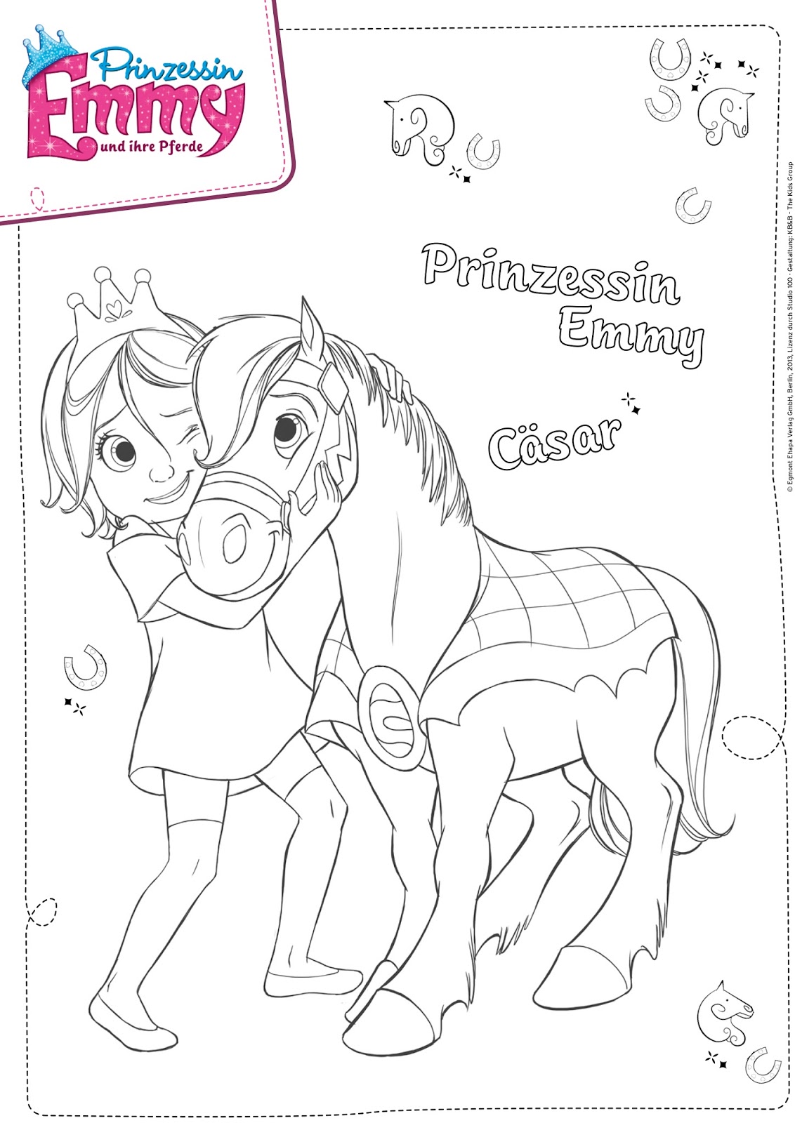 에미 공주님 색칠공부 (Prinzessin Emmy) | Our Study Room