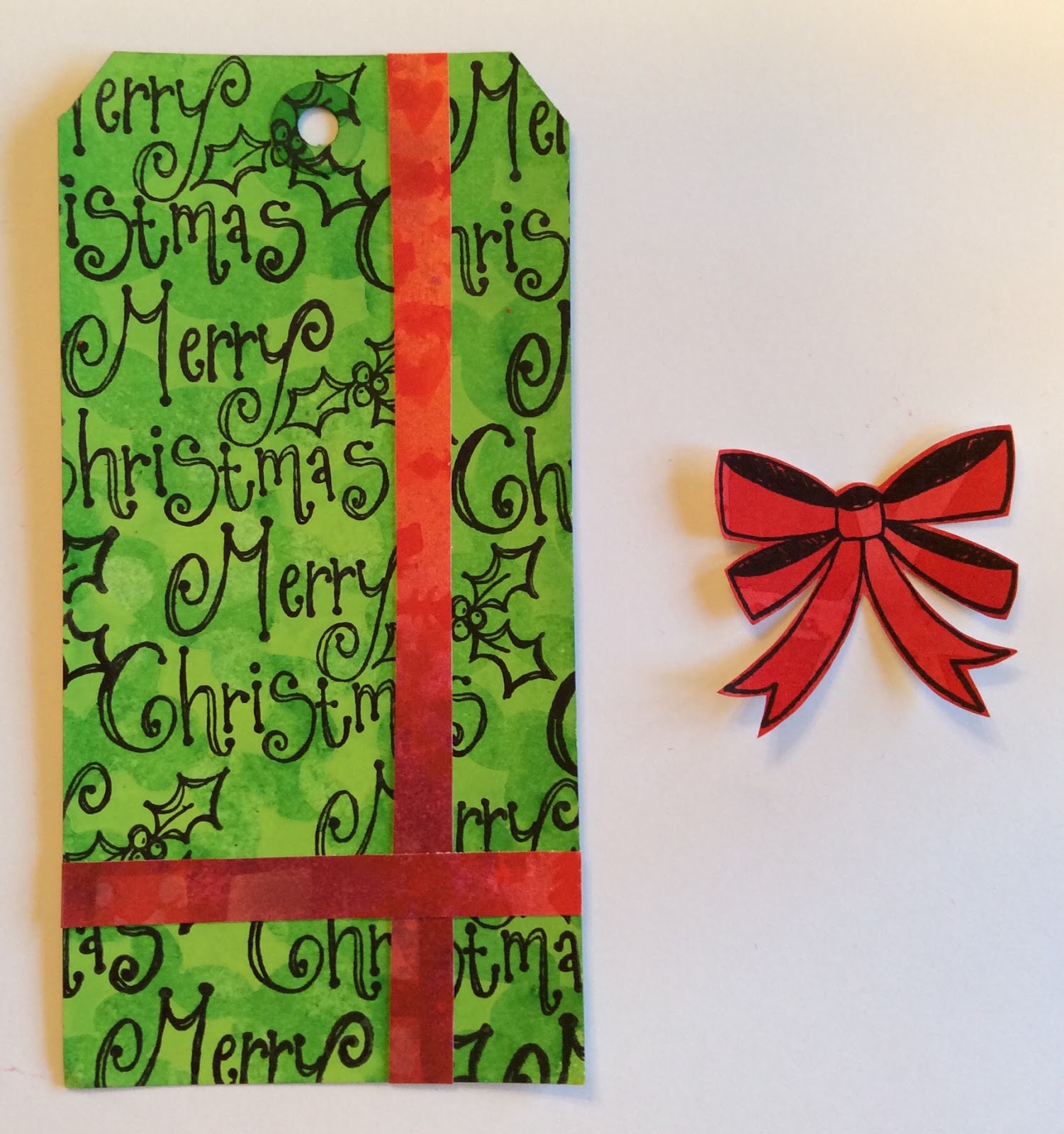 Dylan's Blog: Christmas tag tutorial;