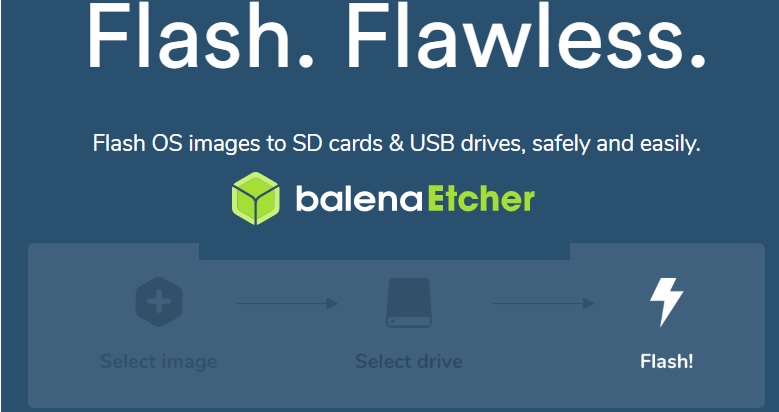 Balena Etcher-- Flash OS images to SD cards & USB drives, safely and ...