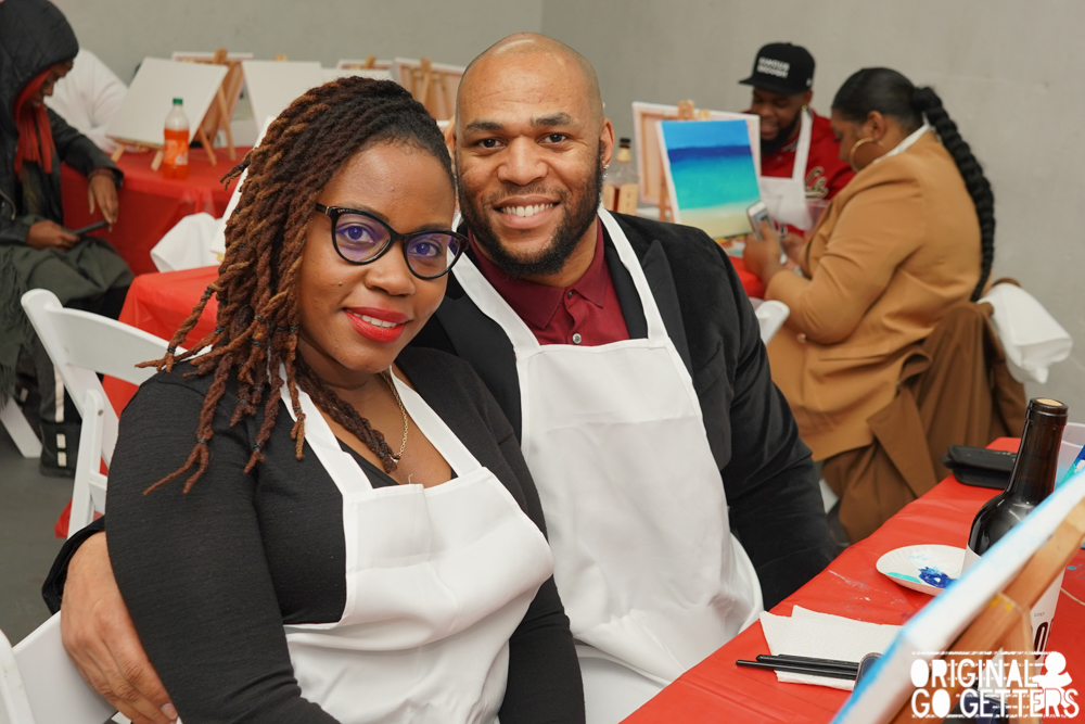 OriginalGoGetters: Paint sip and vibe 2-14-2021