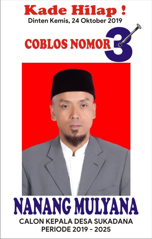 Download Contoh Banner Calon Kades.cdr - KARYAKU