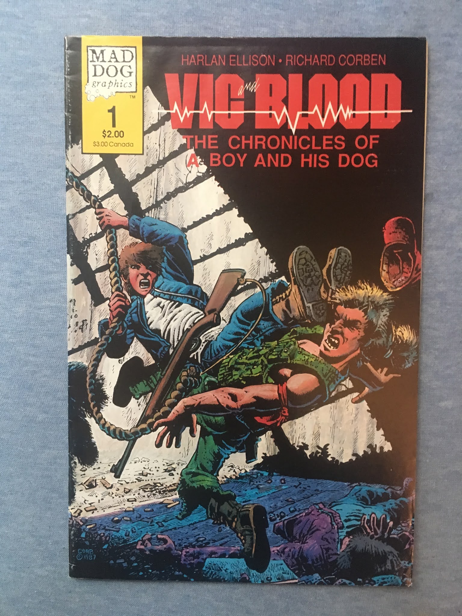 POP CULTURE SHOP: HARLAN ELLISON RICHARD CORBEN VIC & BLOOD #1 COMIC ...