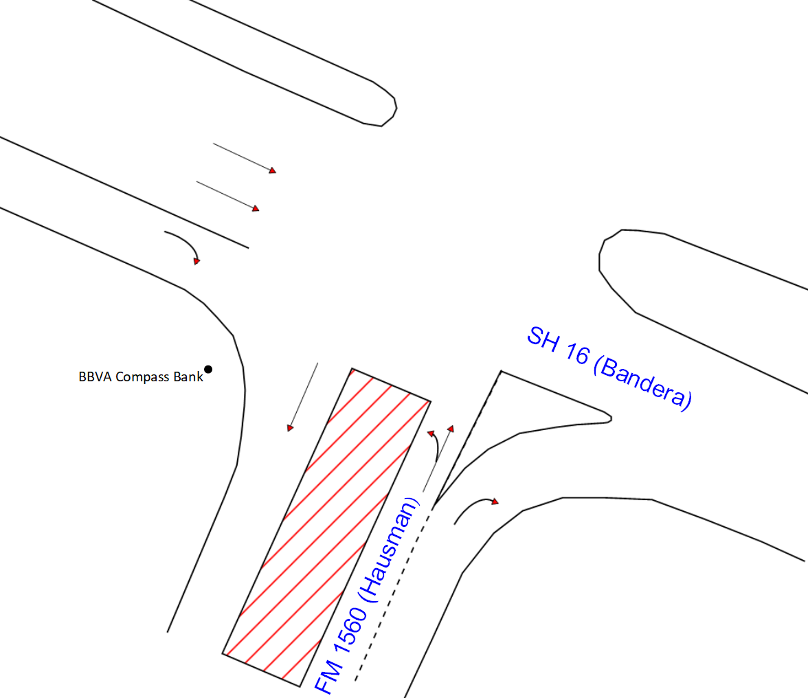 Go Ahead!: Hausman Road Expansion Project: Temporary Dedicated Left ...