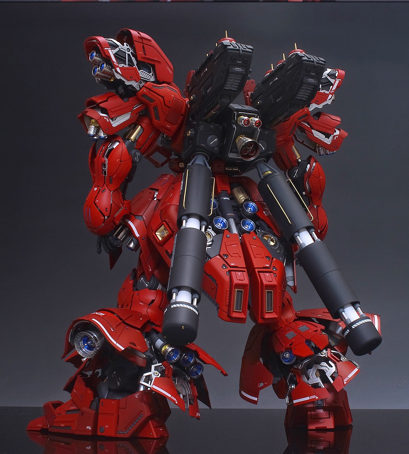 GUNDAM GUY: MG 1/100 Sazabi Ver Ka [Full Open Hatch] - Customized Build