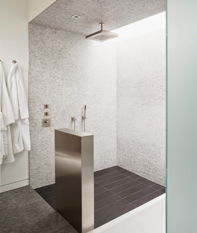 Shower Ideas - to retrofit the bathroom with rain shower | Bathroom Design