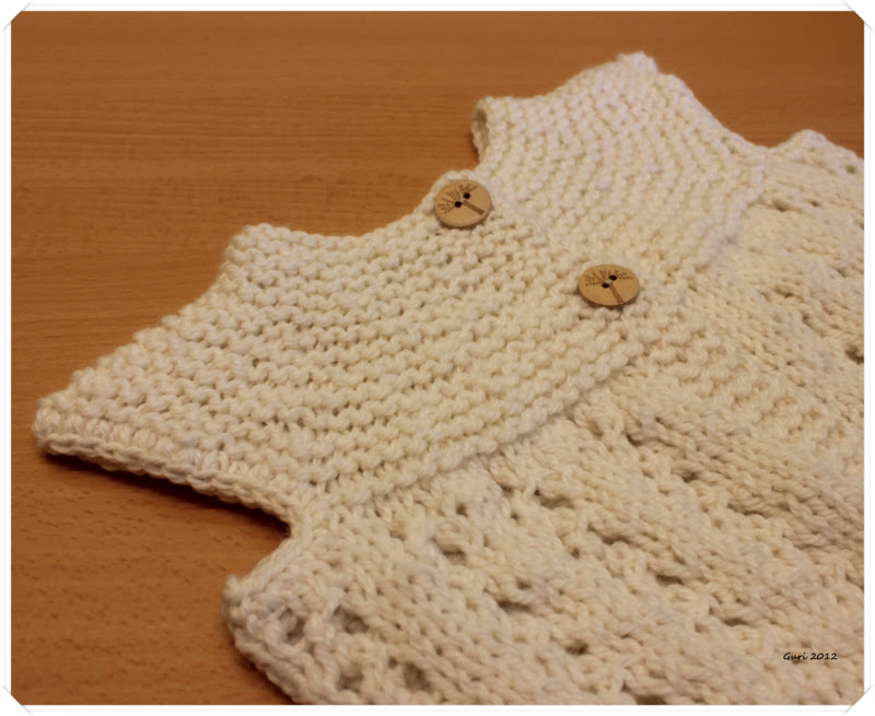 Hjerte GO`H Design: Ny jente-vest med rundfelling