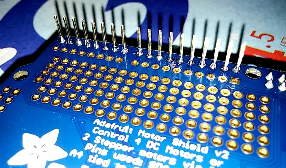 Robot Era Arduino Motor Shield Soldering Stackable Headers
