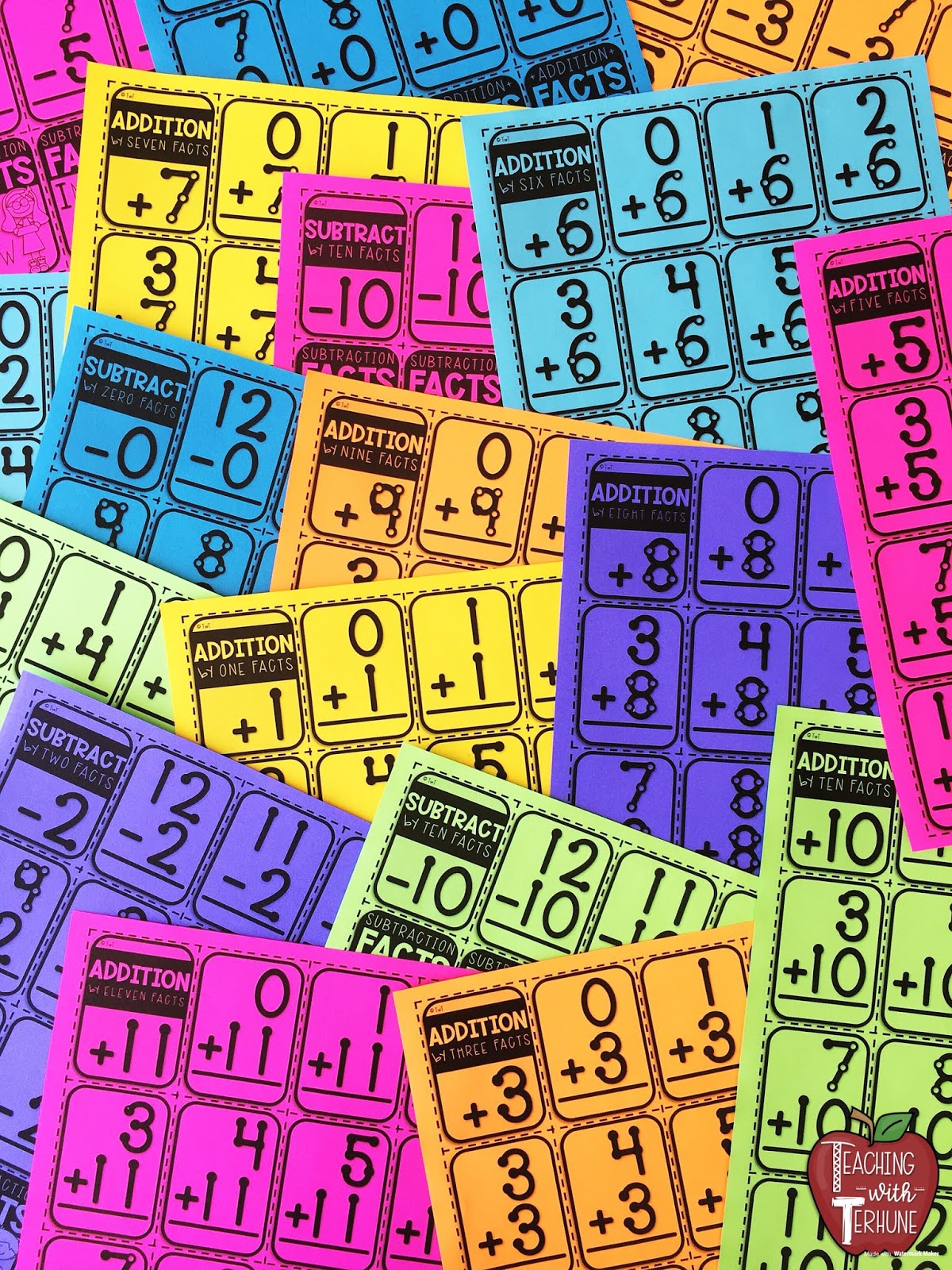 Teaching With Terhune: Math Fact Fluency Practice