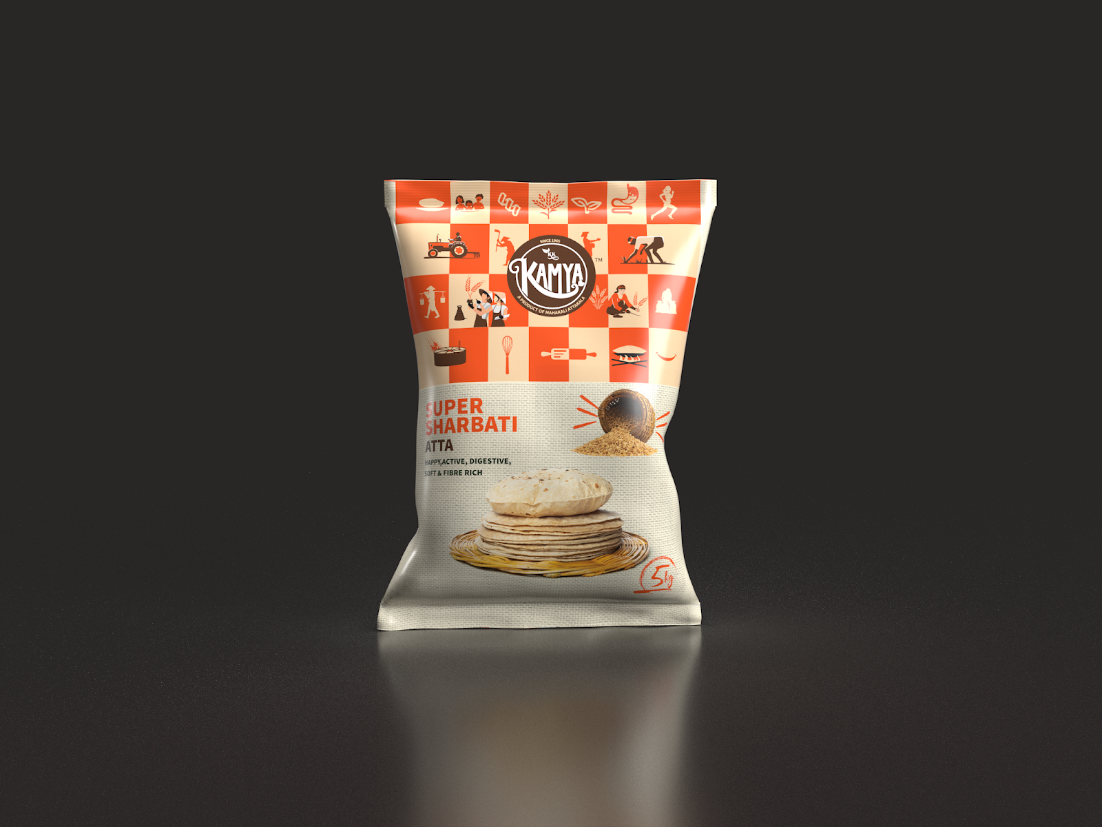 ATTA , Wheat flour, Chakki Atta, Sarbati Atta on Packaging of the World ...