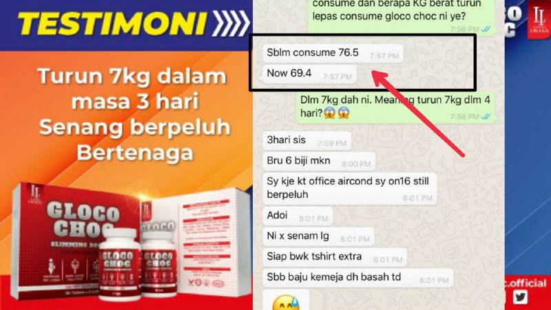 GLOCO CHOC | PRODUK KURUS PALING VIRAL