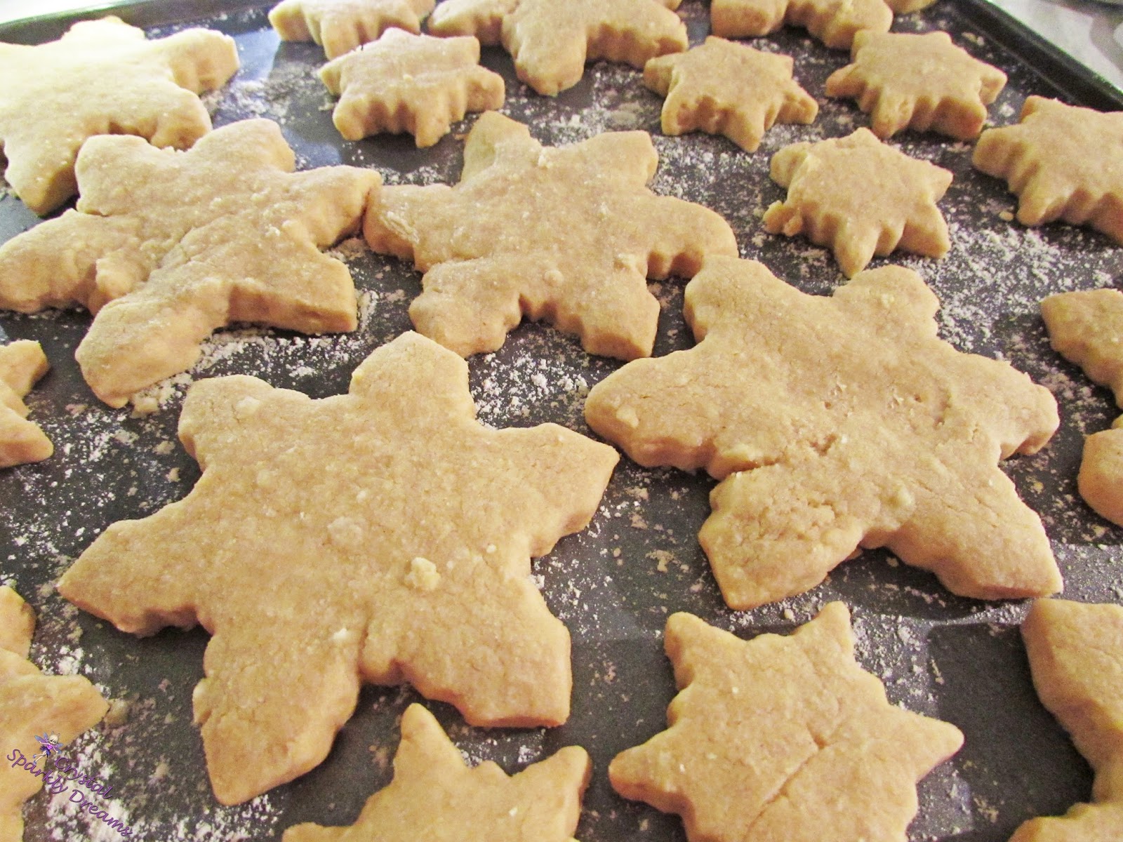 Crystal Sparkly Dreams: Christmas Snowflake Biscuits