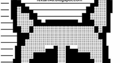 ASCII Art Smiling Grumpy Cat Face | Cool ASCII Text Art 4 U