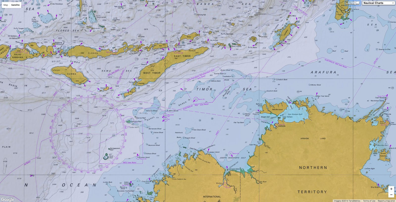 GeoGarage blog: East Timor maritime boundary: the 'equidistance' principle