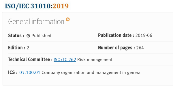 PHẠMXUÂNTIẾN.VN: Tiêu chuẩn ISO 31010:2019 đã được ban hành