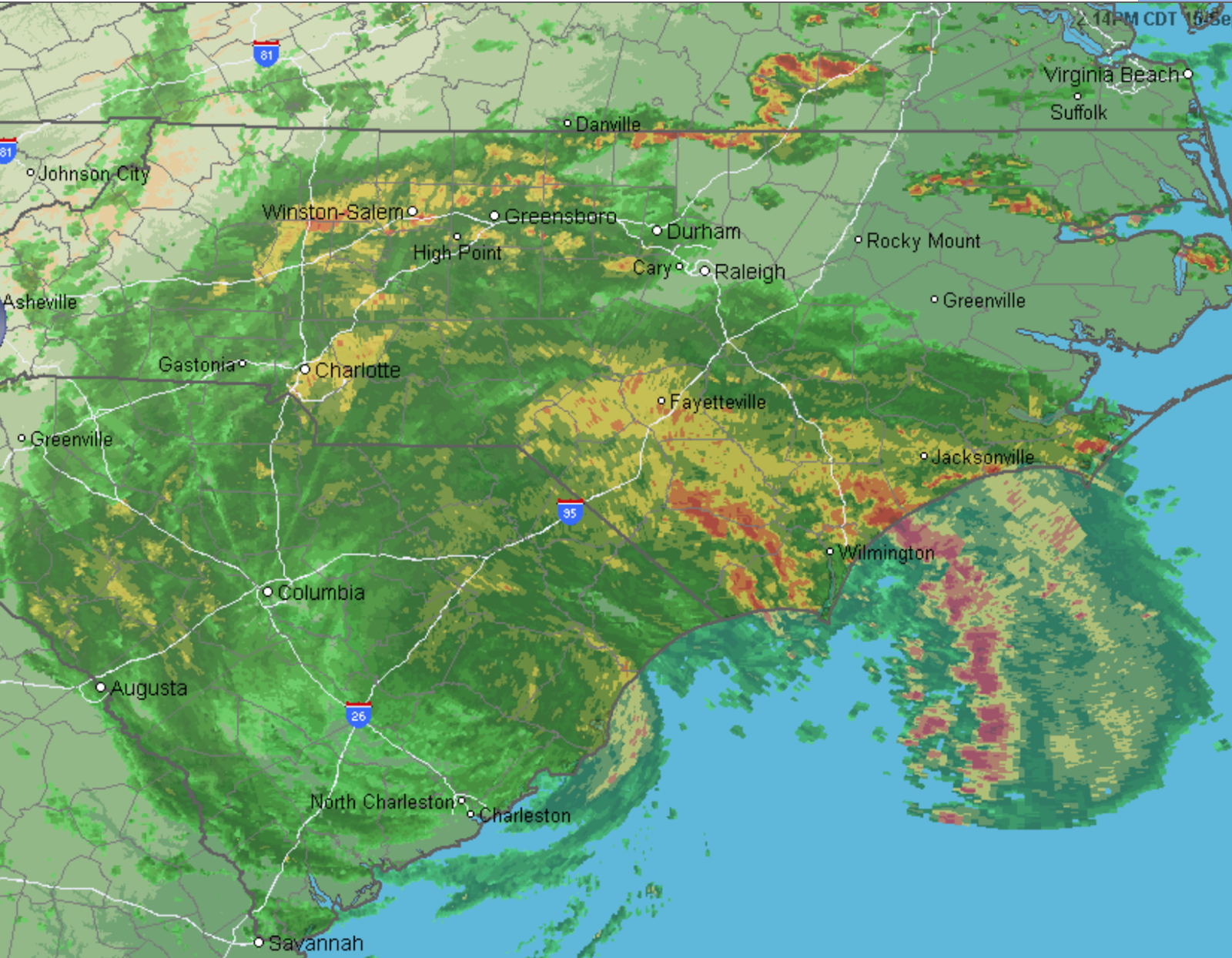 Weather Channel Florence Sc Radar