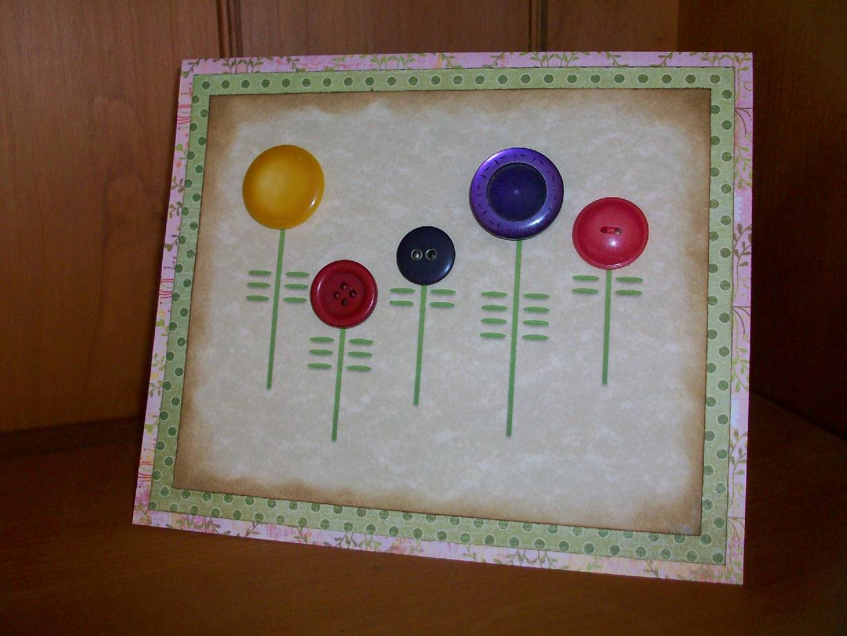 365 DAYS OF PINTEREST CREATIONS: day 109: button card