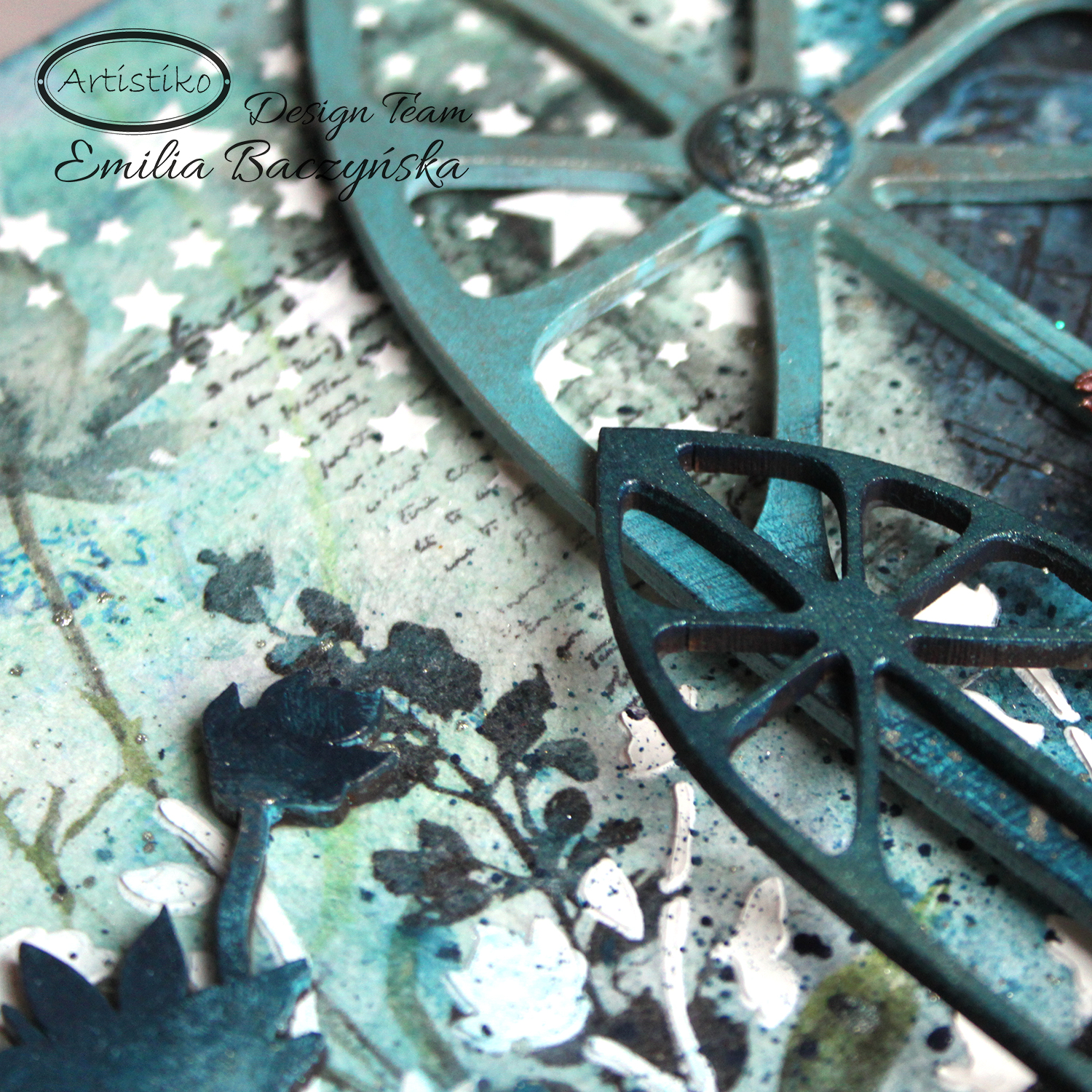 Szkatułka z witrażem / Casket with a stained glass window