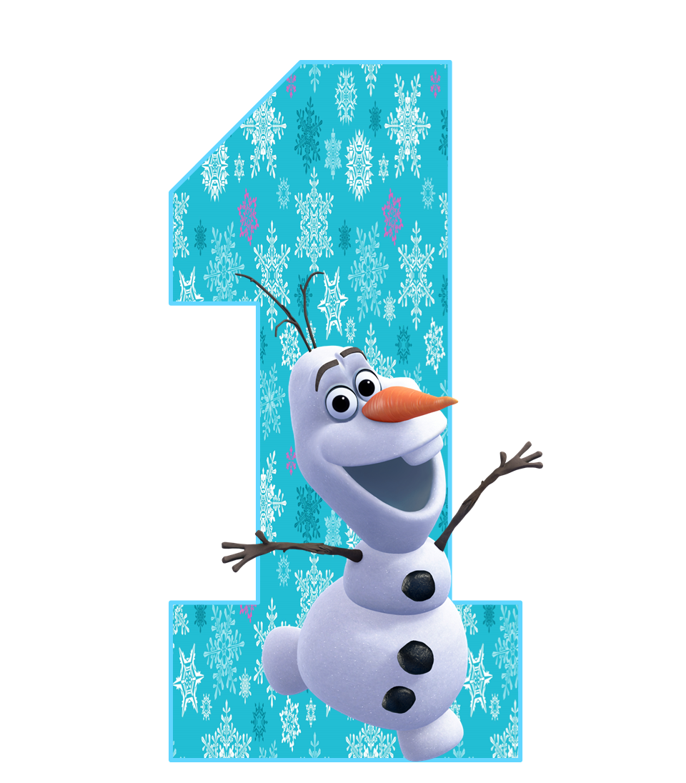 Kits imprimibles gratis : Números de Frozen