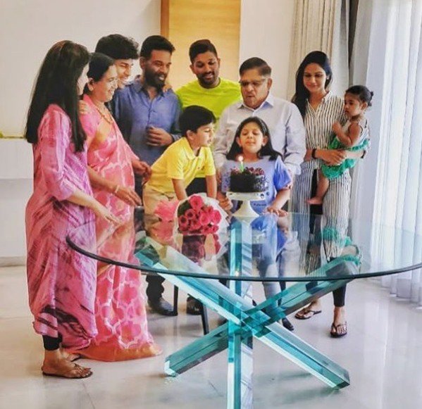 Allu Family Celebrated Allu Anvitha's Birthday