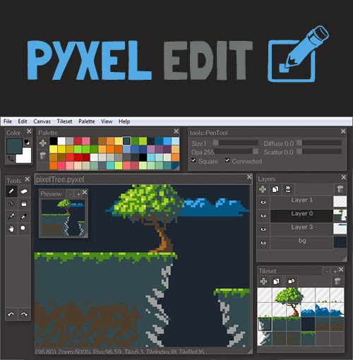 Sharewar und Freeware: Umfangreiches Programm um Pixel-Art zu kreieren