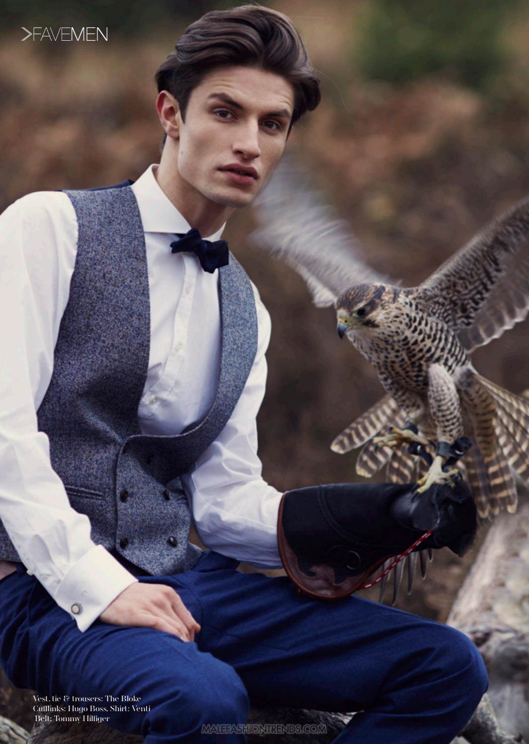 Nick Flatt por Jennifer Fischer para Fave Men Magazine