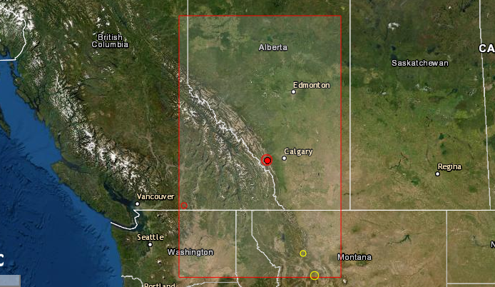 Earthquake Prediction: 4.4R Alberta CANADA