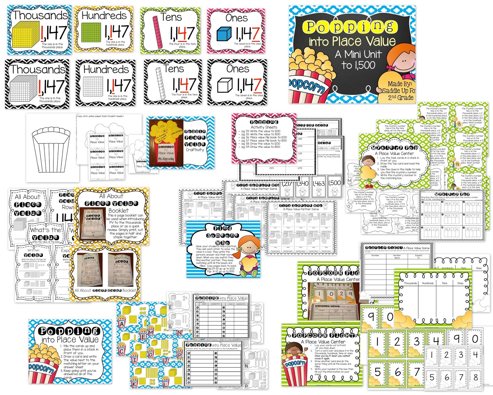 Wishlist Wednesday: Popping into Place Value - Saddle Up for 2nd Grade