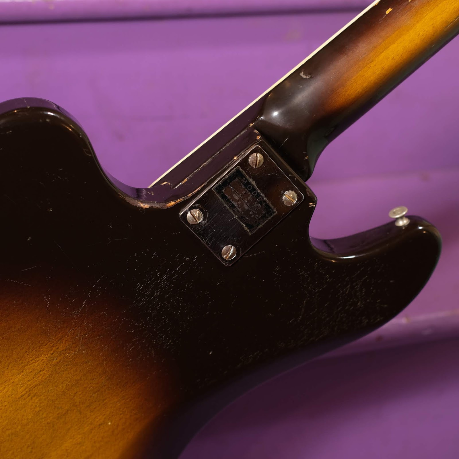 1960s Teisco EB-200 Electric Bass Guitar (Tuned Fifths)